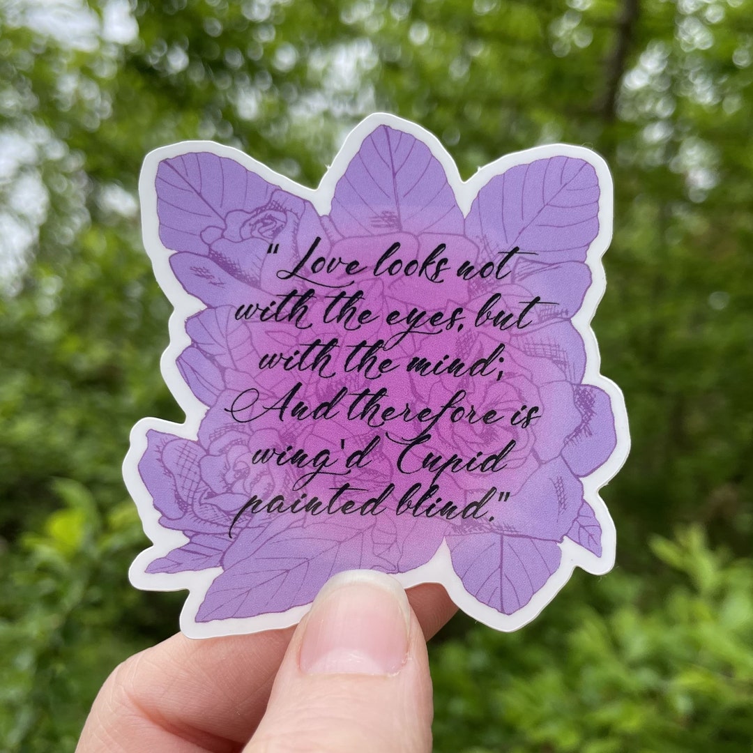 A Midsummer Night's Dream Sticker William Shakespeare Flower Booklover ...