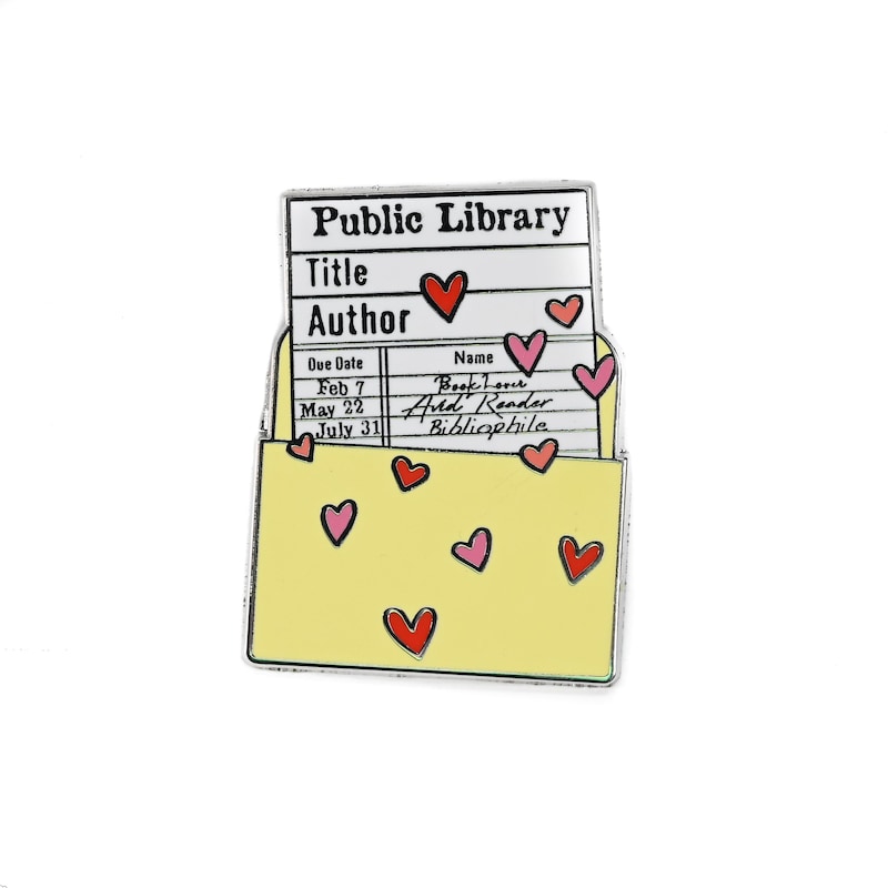 Library Buttons - Etsy