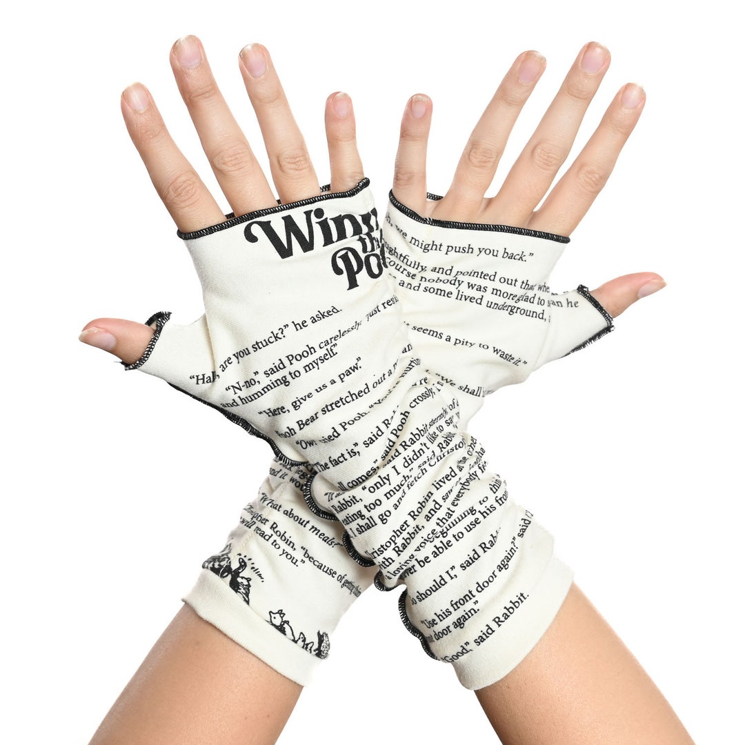 Winnie-the-pooh Writing Gloves - Alan Alexander Milne, Fingerless ...