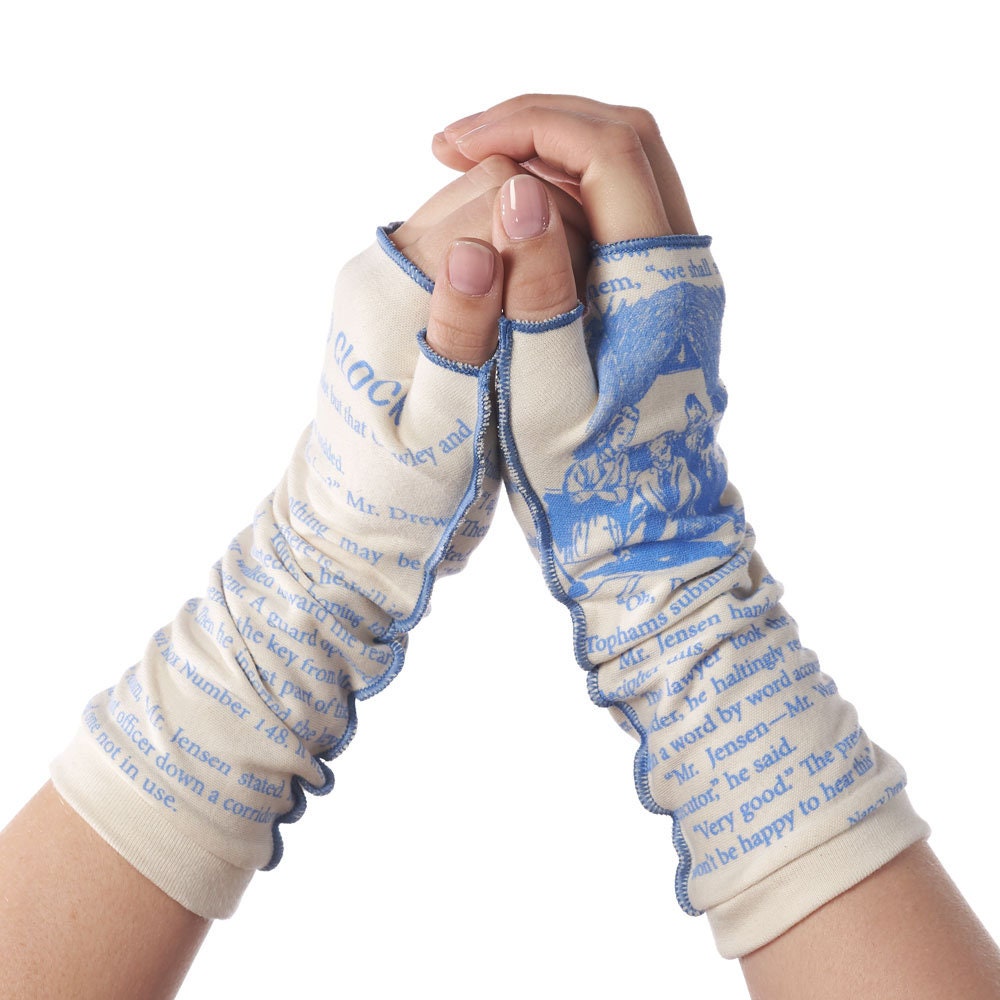 Nancy Drew Writing Gloves Fingerless Gloves Arm Warmers | Etsy