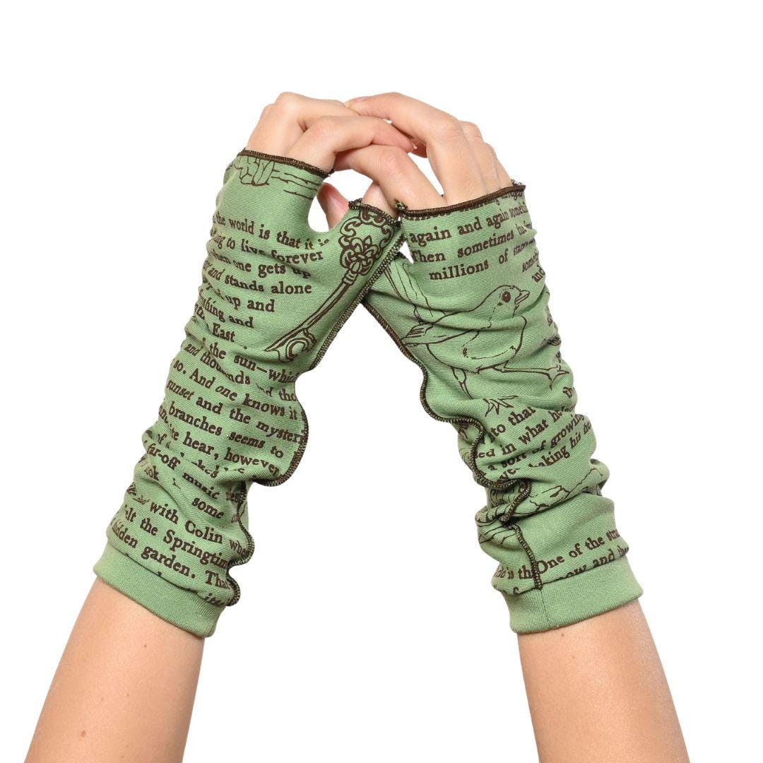 The Secret Garden Writing Gloves - Fingerless Gloves, Arm Warmers ...
