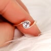 3.94ct Ready to Ship Tabitha & Christie 18kt Gold Champagne Zircon ...