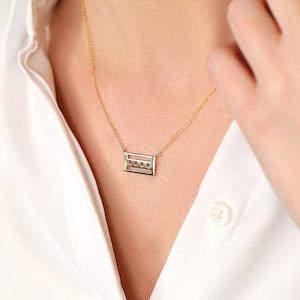 Chicago Flag 14kt Gold Necklace,chicago Necklace,chicago Jewelry ...