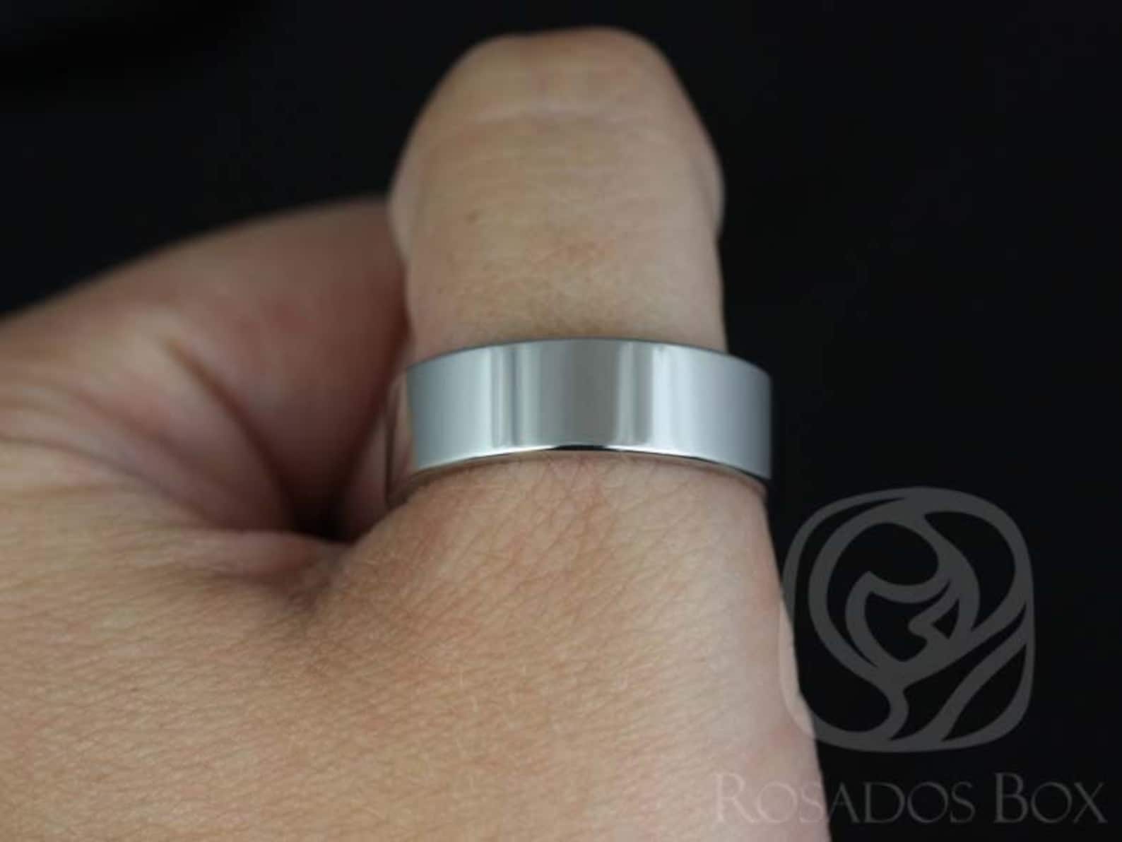 Dougie 7mm Cobalt Straight Pipe High Finish Band - Etsy