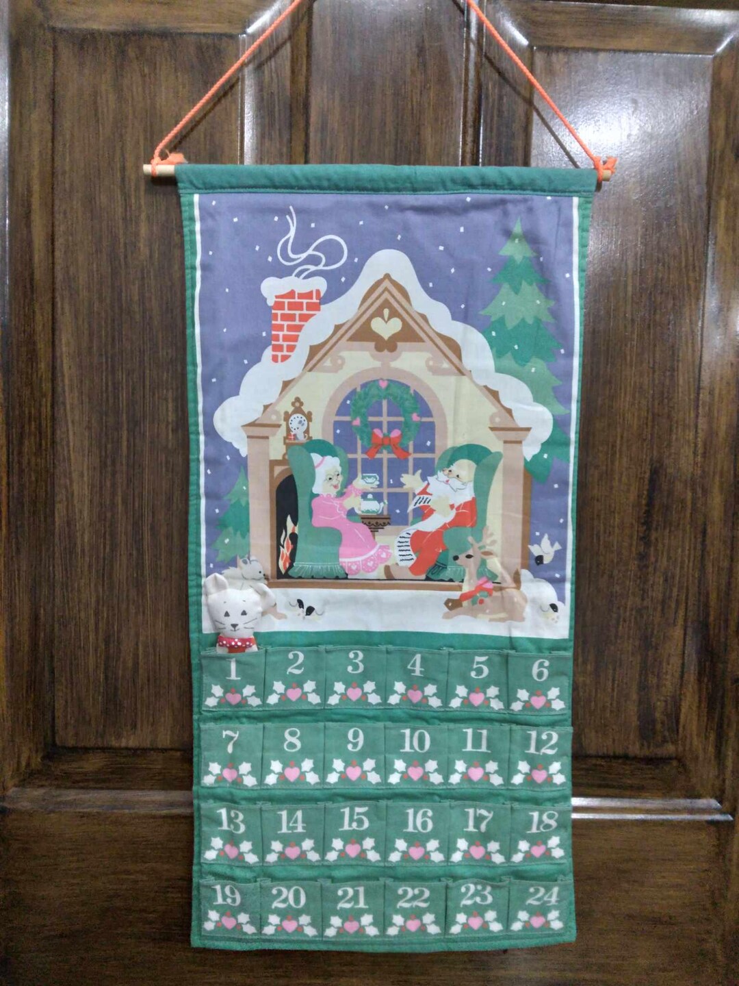 Avon Countdown to Christmas Advent Mouse Calender Vintage 90s ...