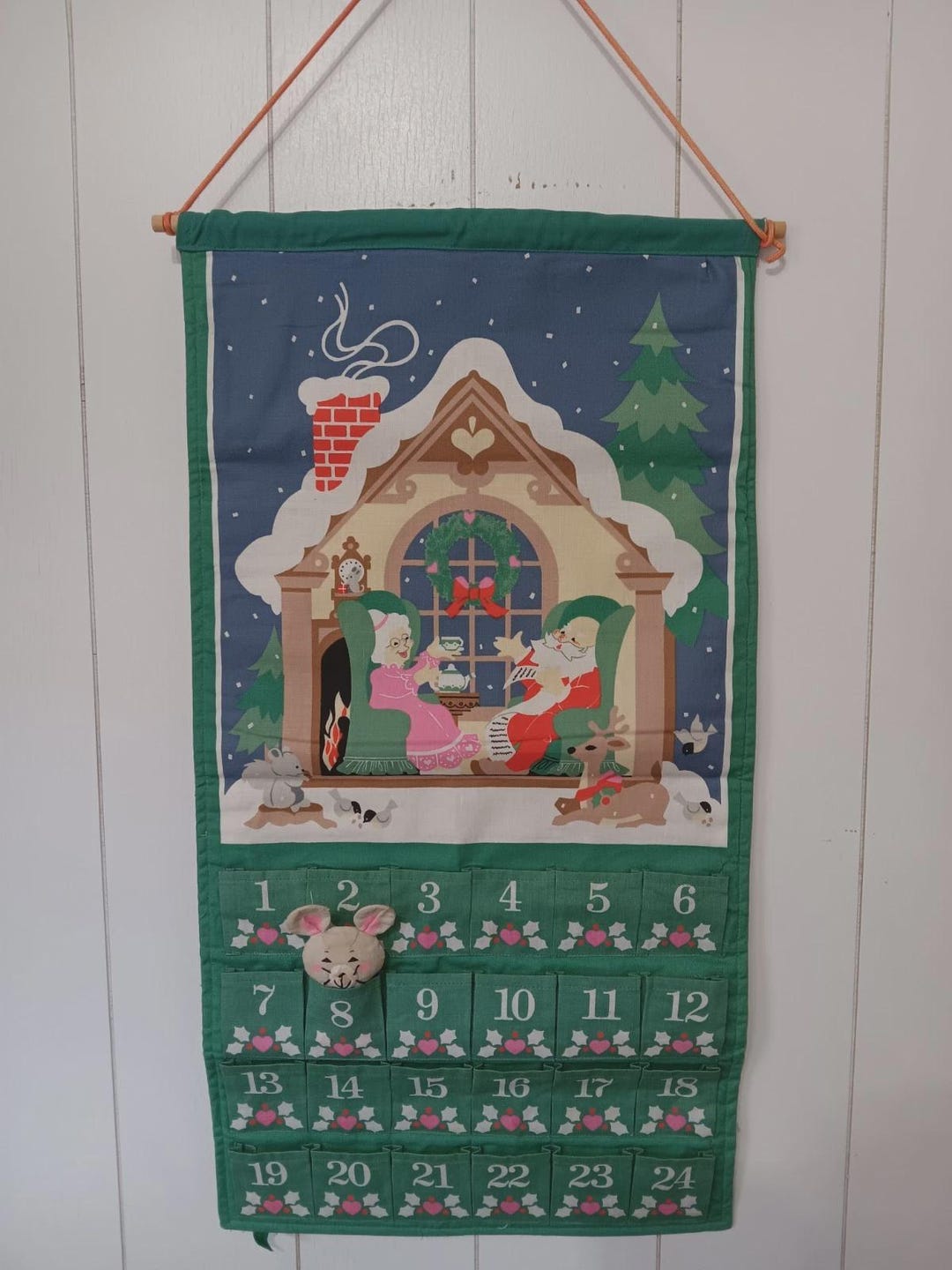 Avon Countdown to Christmas Advent Mouse Calender Vintage 90s With ...