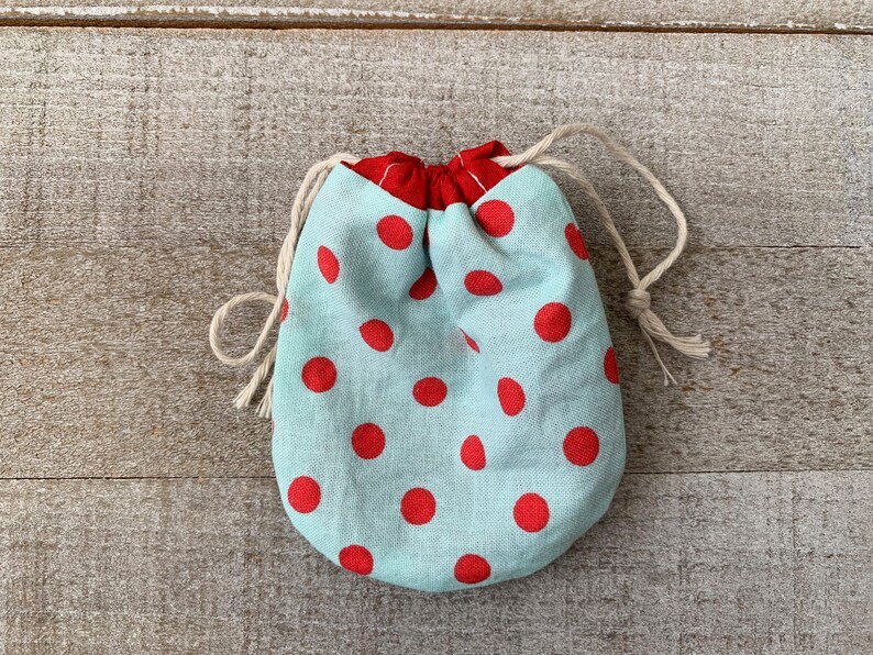 Small Lined Drawstring Bag, Tiny Drawstring Bags, Earbuds Case, Little ...