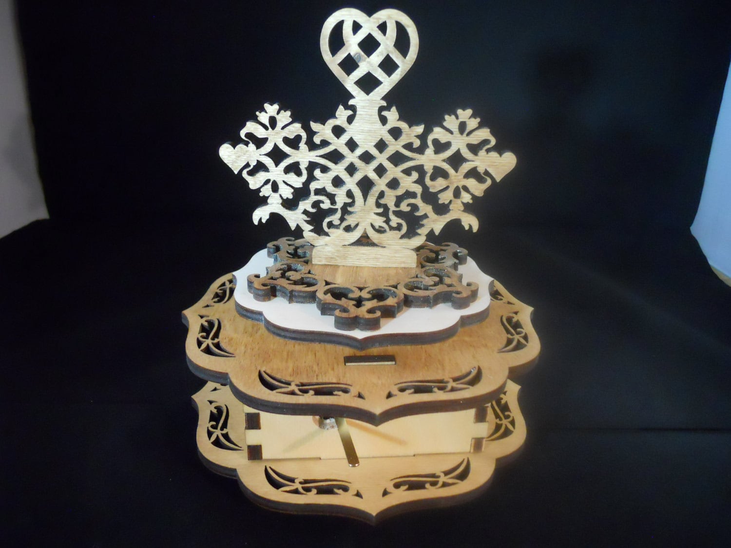 Music Box- Very Decorative Fretwork Style- Personalized - Etsy