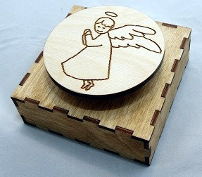 Music Box-cute as Can Be Angel 2 Versions - Etsy