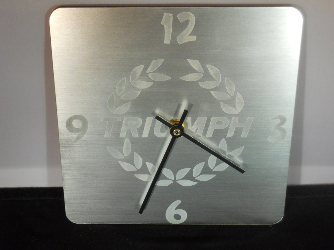 Wall Clock for People Who Love Triumph's 7 1/2' | Etsy
