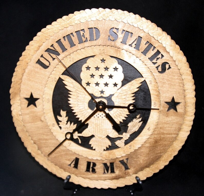 Clock-us Army Available in 6 Versions See Below - Etsy