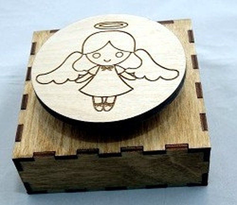 Music Box-cute as Can Be Angel 2 Versions - Etsy