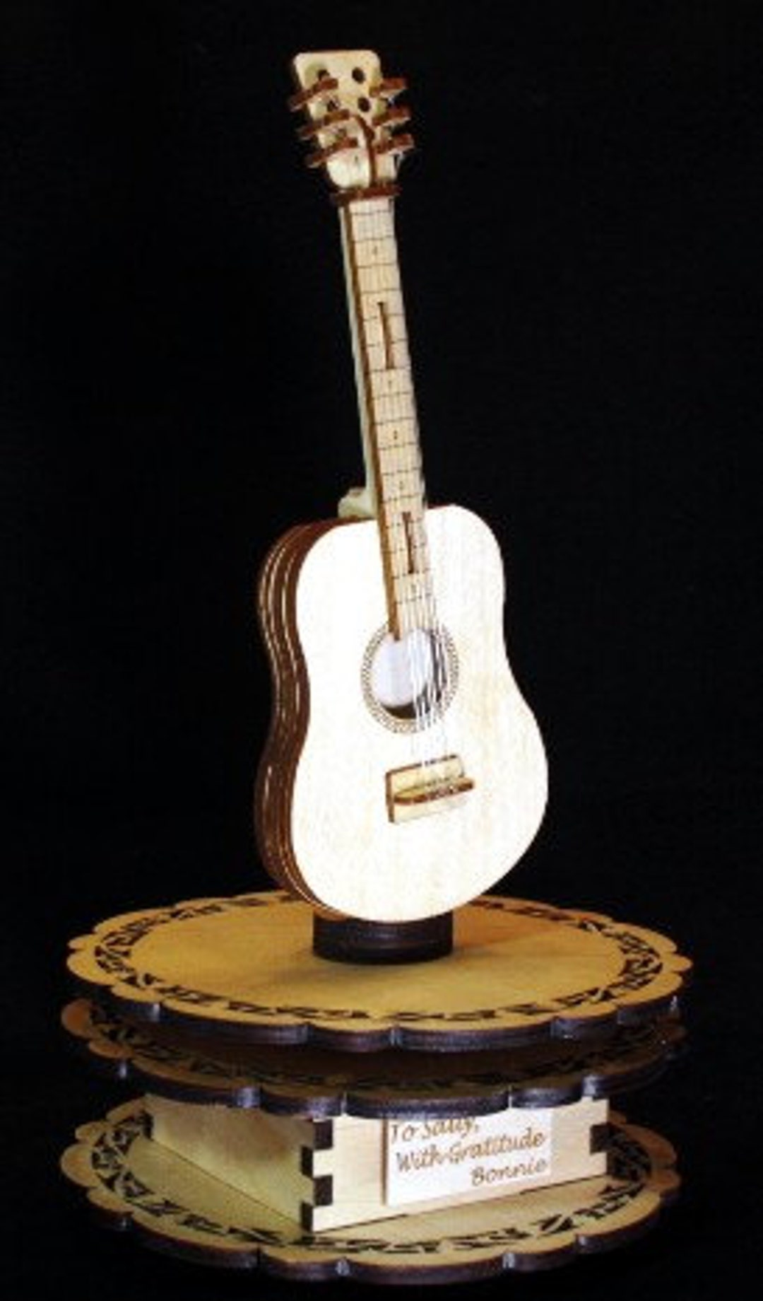 Music Box Guitar Personalized - Etsy