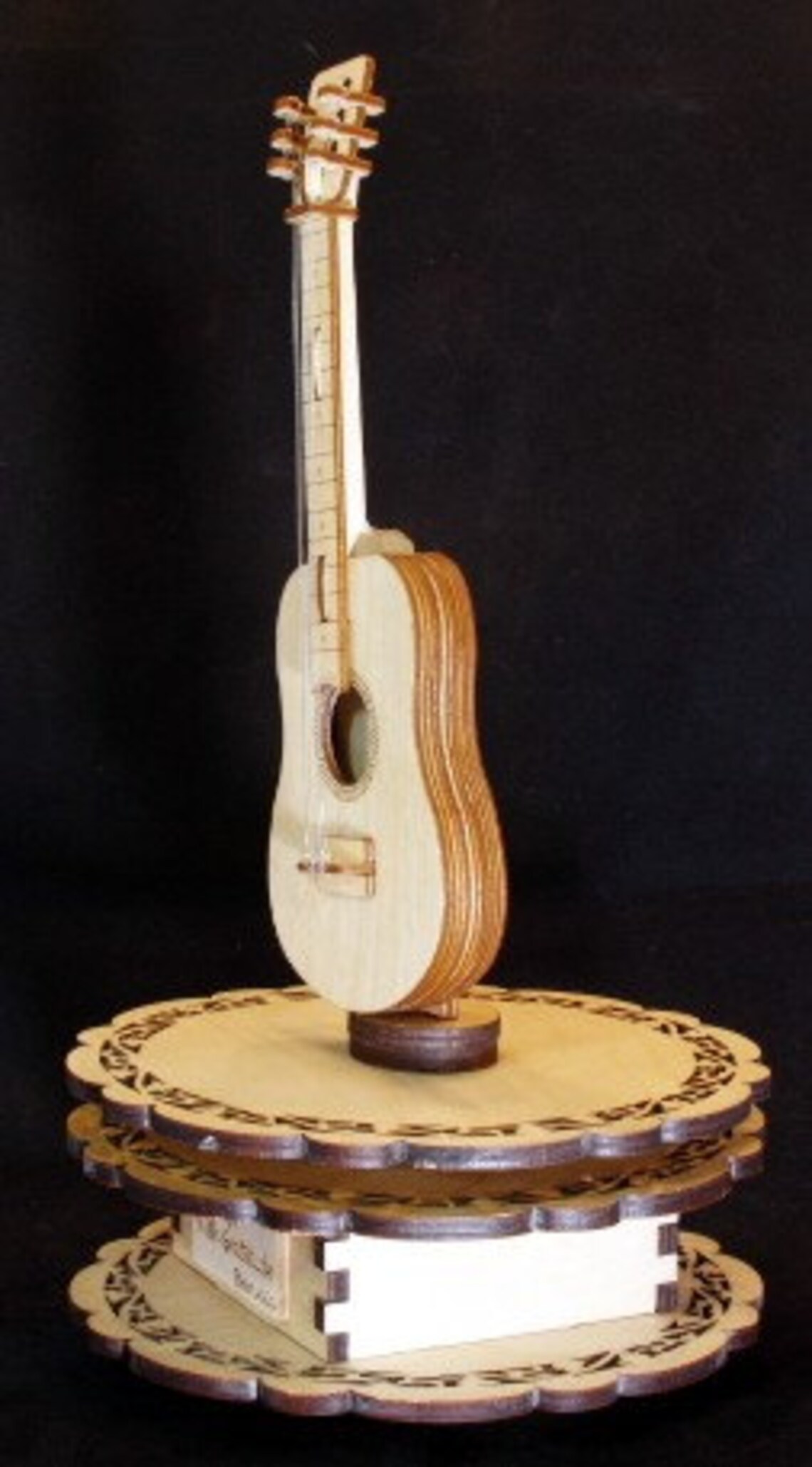 Music Box Guitar Personalized - Etsy