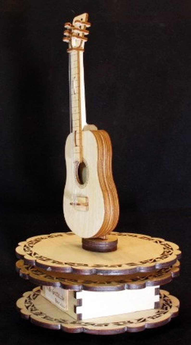 Music Box Guitar personalized | Etsy