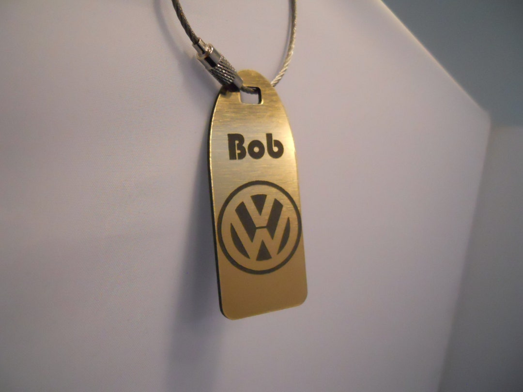 Key Chain Custom Brushed Gold, Copper,or Chrome- Personalized - Etsy