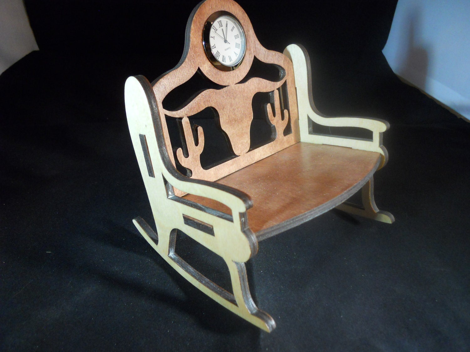 Clock Rocking chair Personalized | Etsy