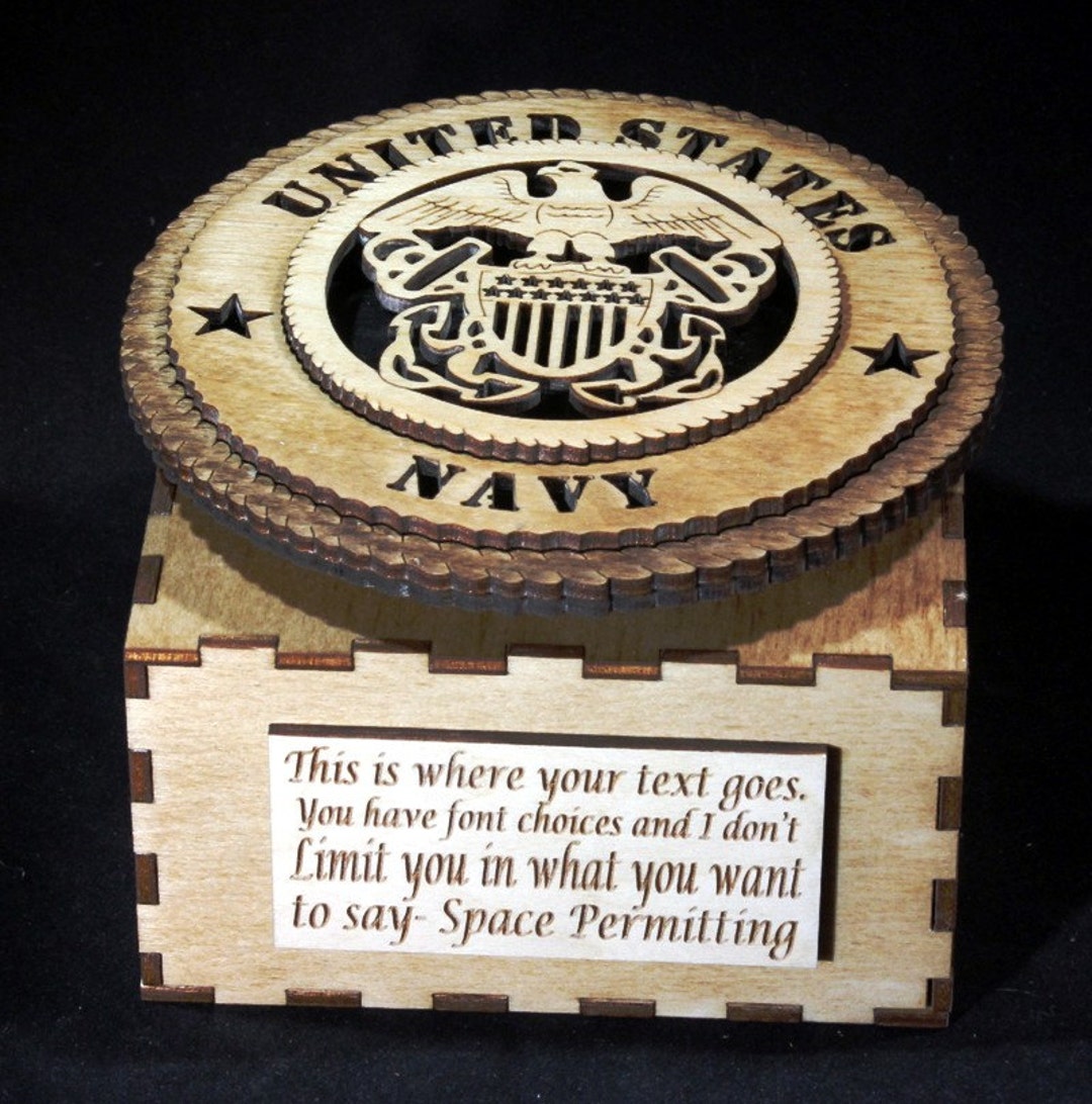 Music Box US Navy, Army, Marines ,air Force, Coast Guard - Etsy