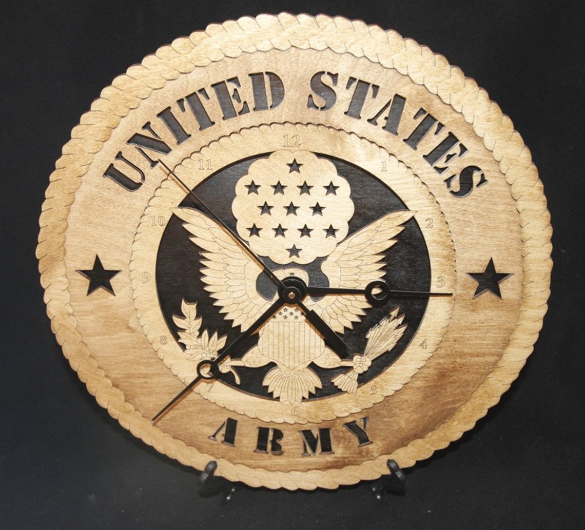 Clock-us Army Available in 6 Versions See Below - Etsy
