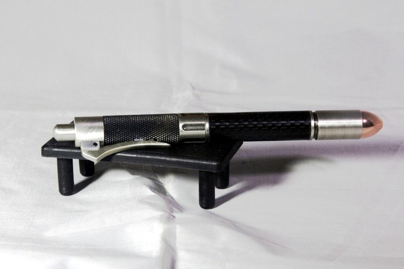 Pen Revolver Click Carbon Fiber Pen With Fitted Rifle Case - Etsy
