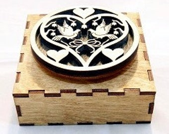 Music Box Small Cute as Can Be Hand Made Pesonalized | Etsy