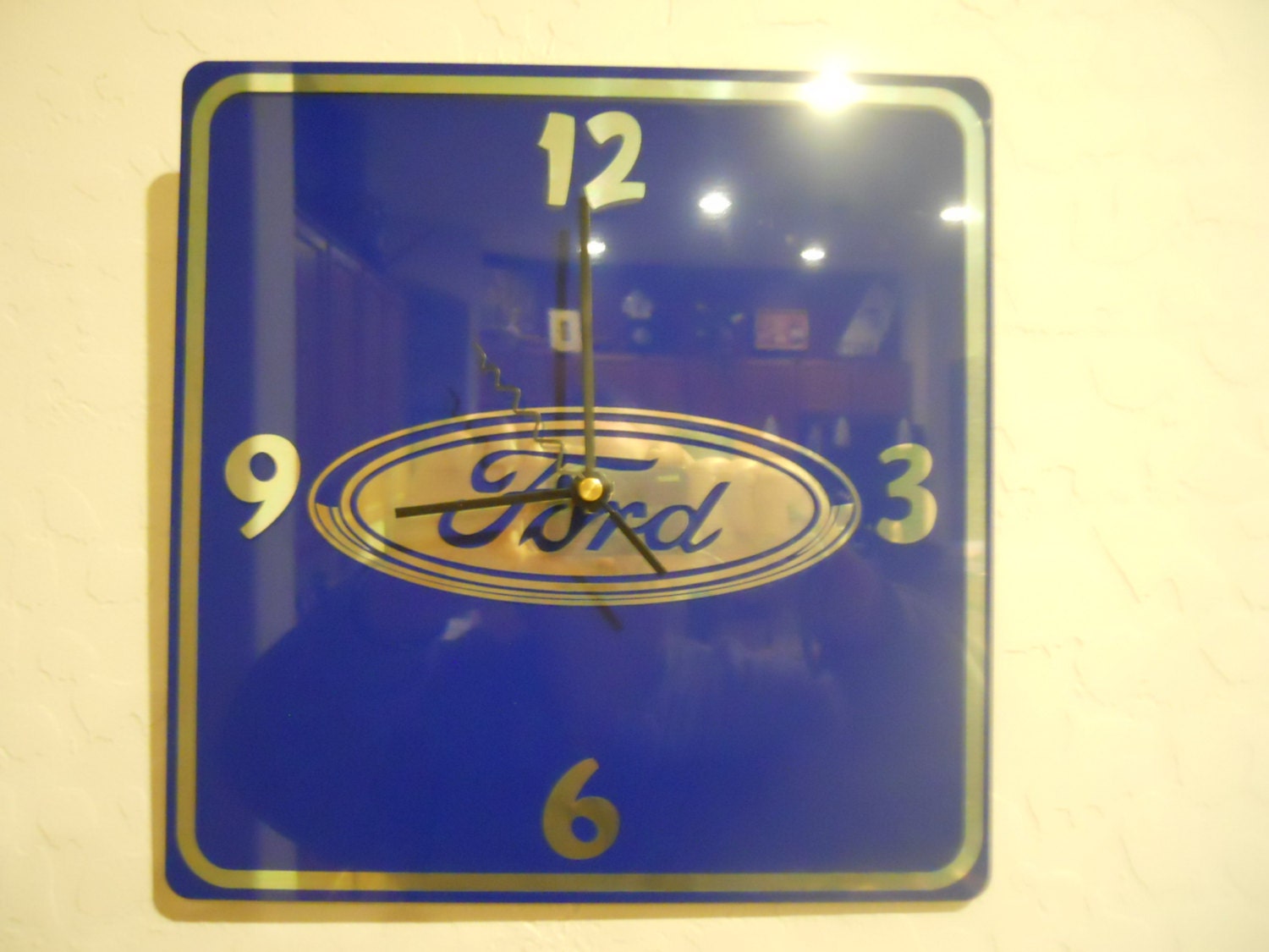 Ford or Chevrolet Logo 11" Wall Clock - Etsy