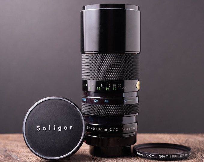 Canon FD Mount Soligor C/D 70-210 F/3.5 Cleaned & Tested - Etsy