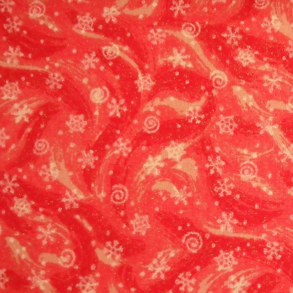 Red Christmas Fabric - Etsy