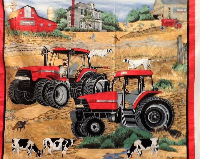 Case Tractor Panel by Springs Industries (c) 1998, Vintage Quilting ...