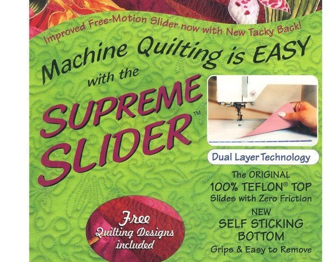 Supreme Slider Zero Friction Free-motion Slider for Machine Quilting ...