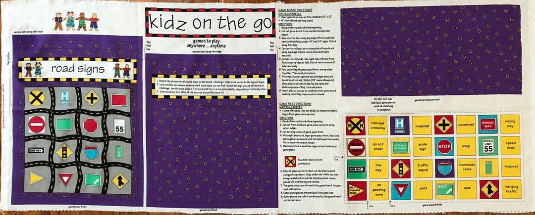 Travel Fun, Road Signs Matching Game, Kids on the Go: Games to Play ...