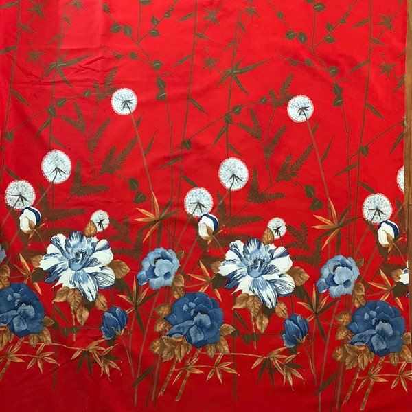 Border Print Fabric - Etsy