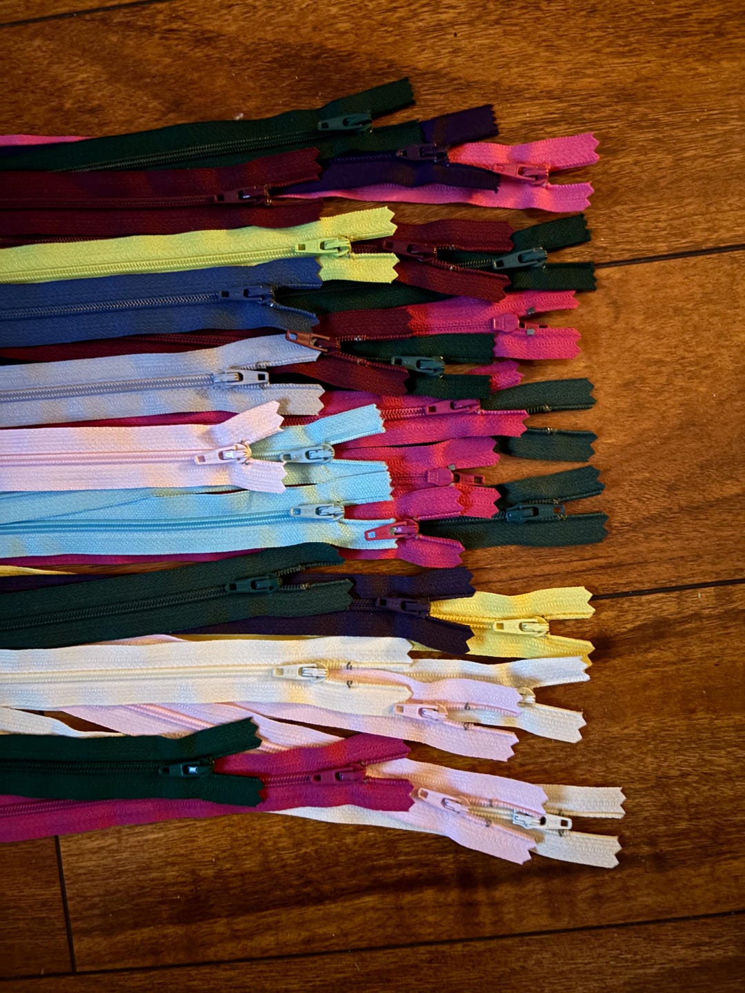 14" Zippers, 30 Total, Assorted Colors - Etsy