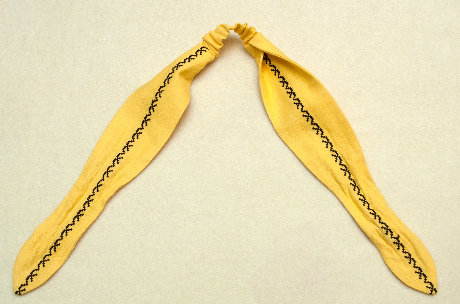 Ukrainian Yellow Headband Traditional Hair Bandage FOLK - Etsy