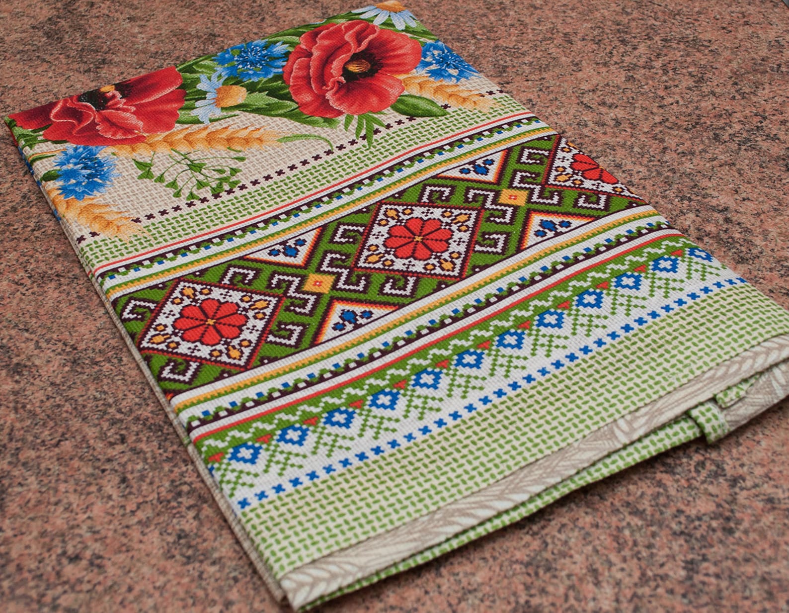 Ukrainian Folk Tablecloth, Linen Holiday Tablecloth With Ukrainian ...