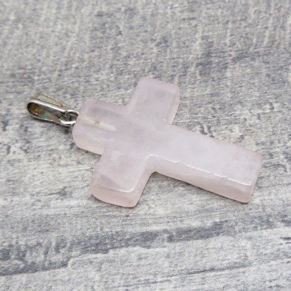 Stone Cross Pendant - Etsy