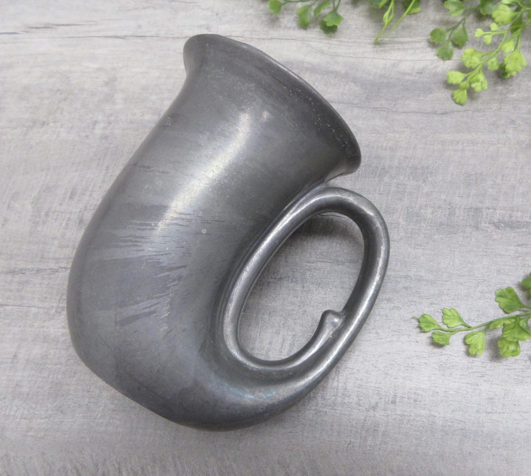 DURATALE Pewter Horn Tankard Mug by Leonard Italy Silver Tone Metal ...