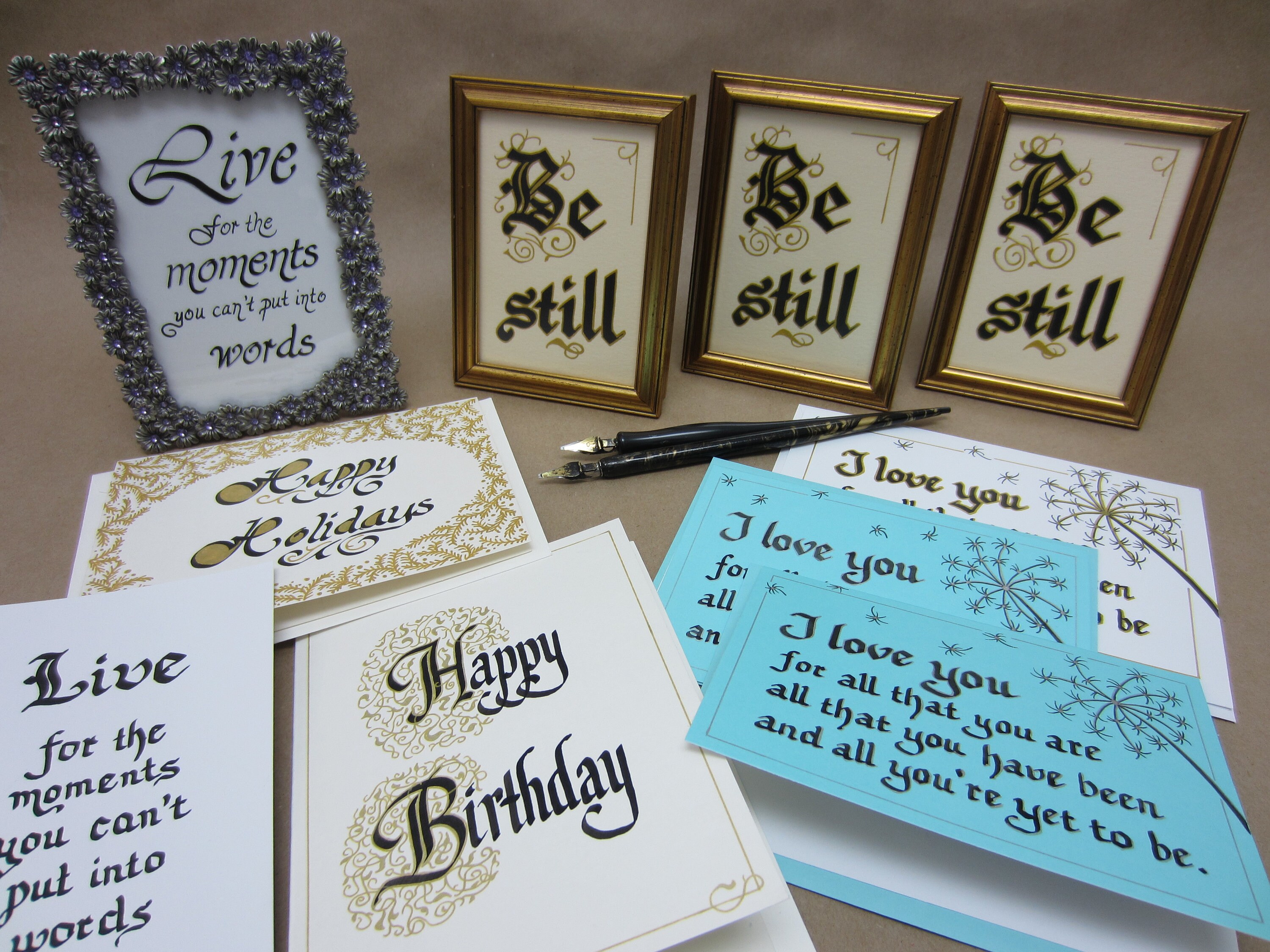 Sympathy Card Handwritten Calligraphy Greeting Card Deepest | Etsy