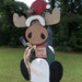 Christmas Moose Mailbox Topper With Solar Light - Etsy