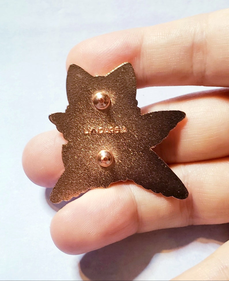 Calico Fairy Kitten Enamel Pin - Etsy