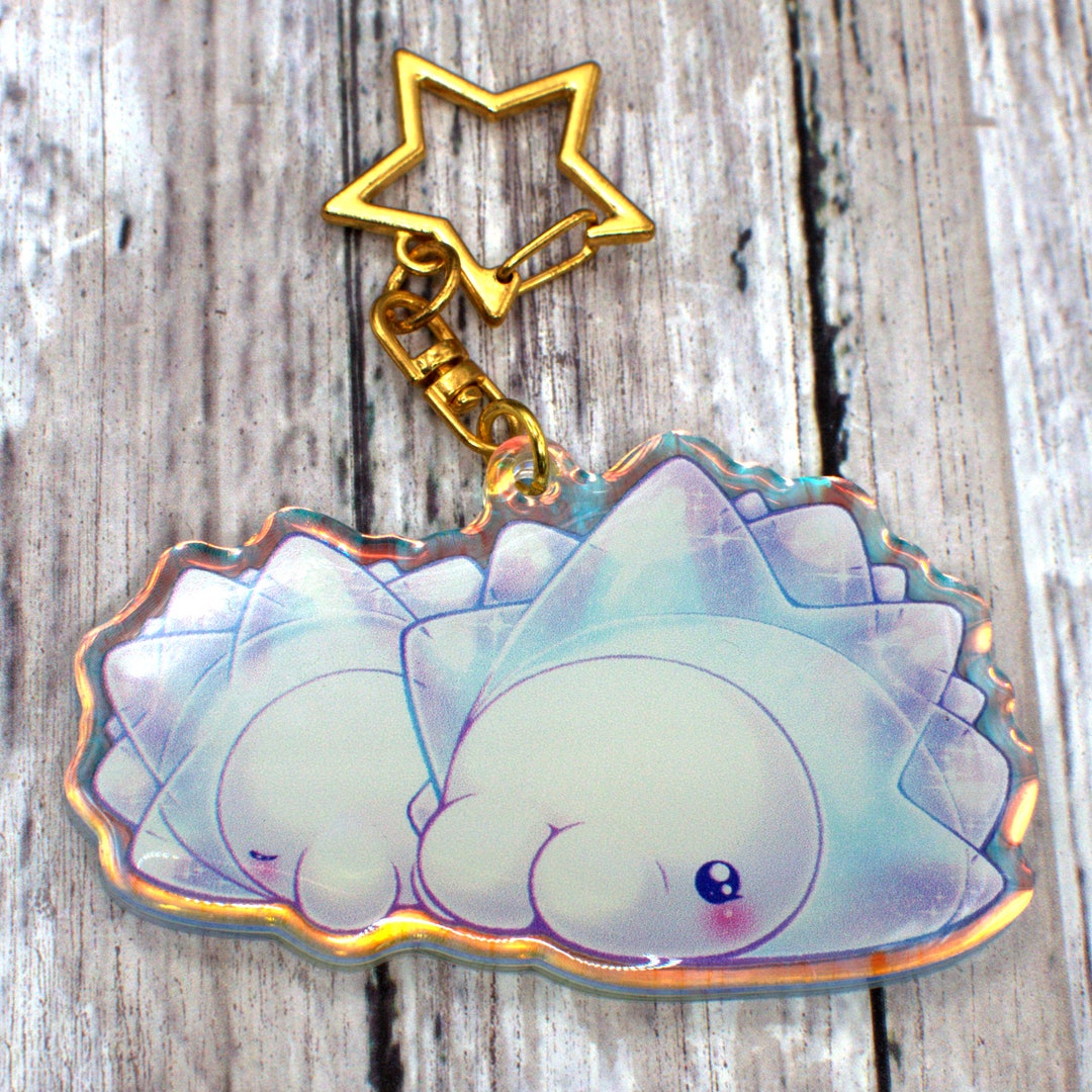 2.5 Inch Double-sided Snom Rainbow Acrylic Keychain With Original and ...