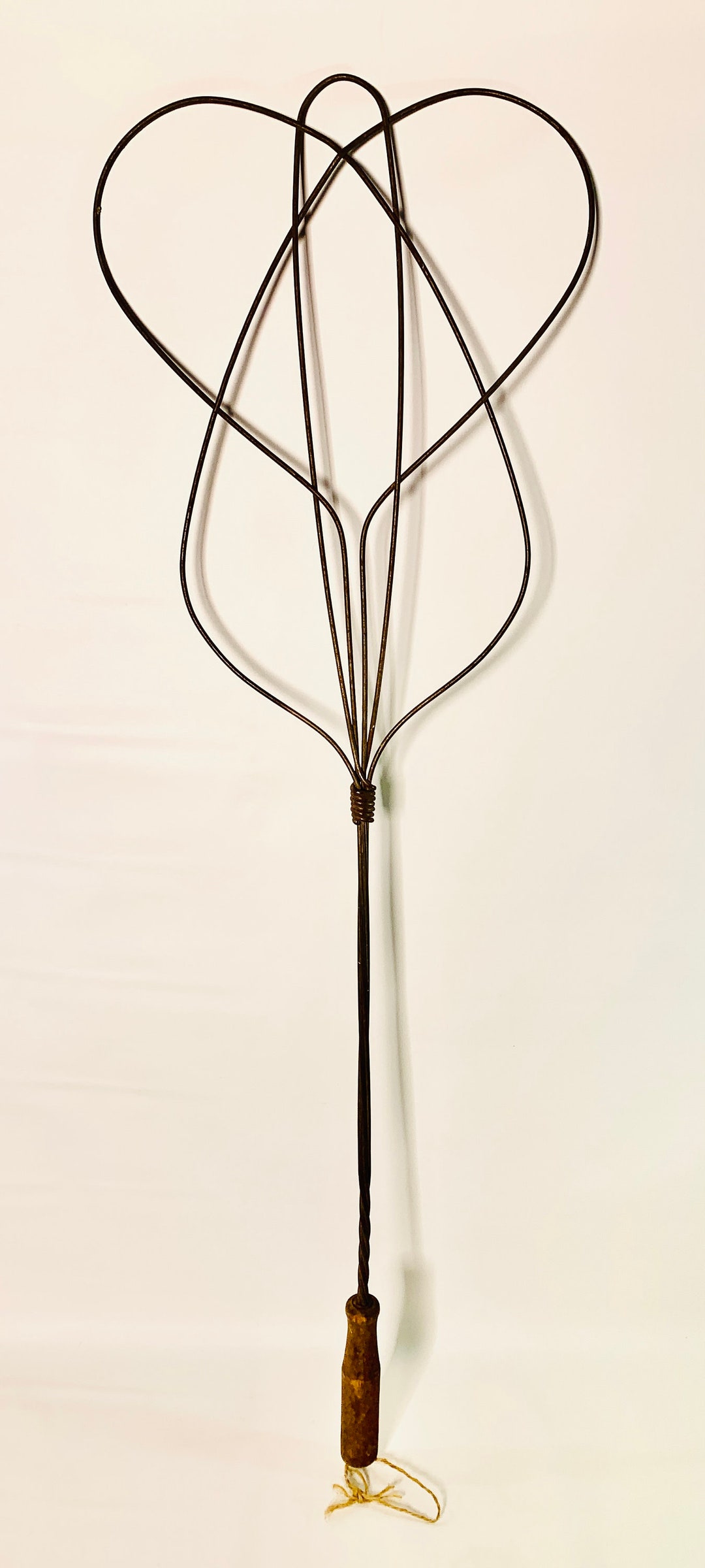 Antique Batwing Rug Beater Wooden Handle - Etsy