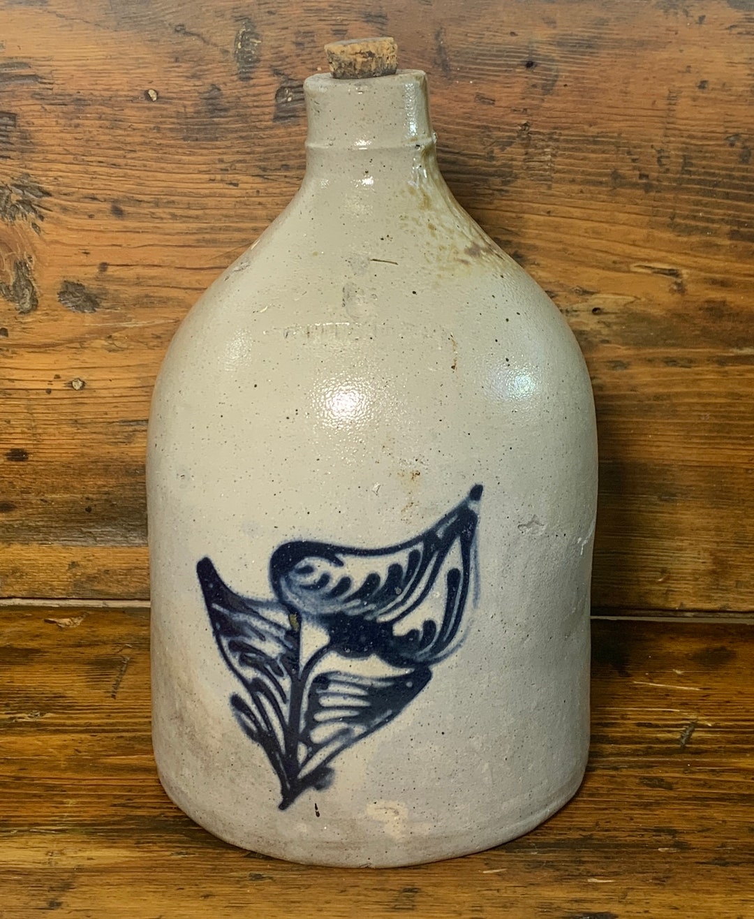 Antique Stoneware Jug Whites Utica 1800s - Etsy