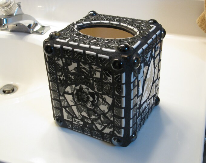 Mosaic Tissue Box - Etsy