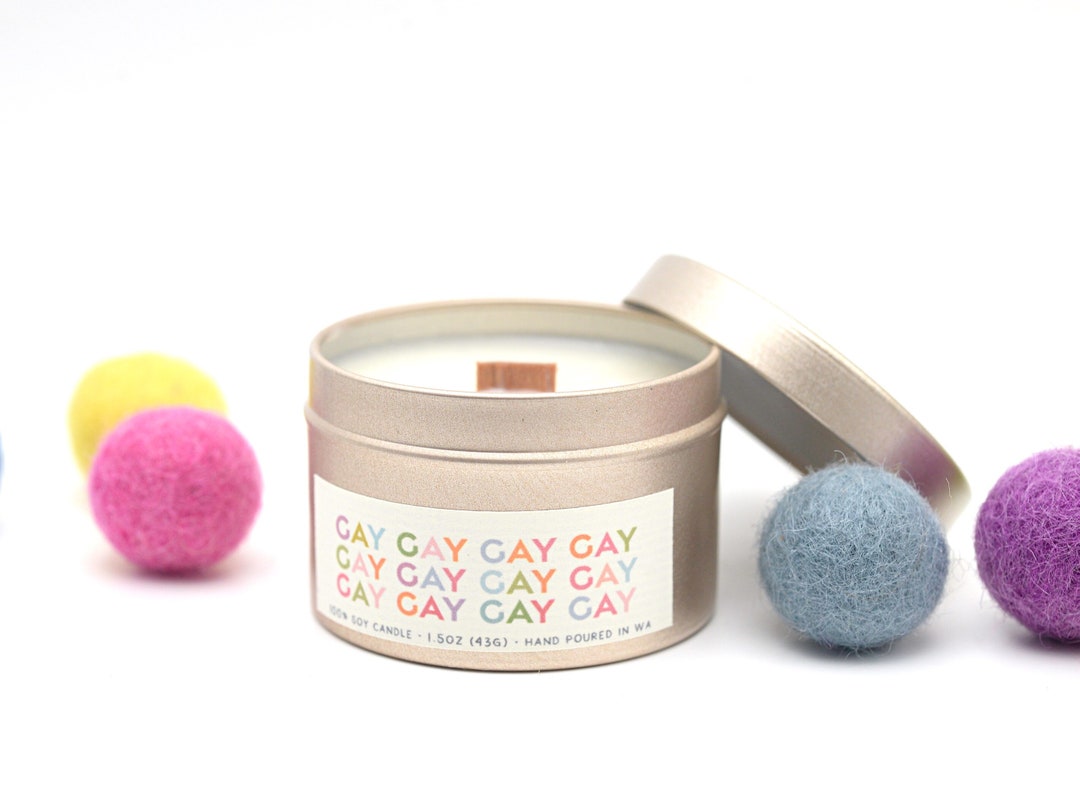 LGBTQ+ Candle • Mini Tin Candle • Queer Gifts • Adorable Snarky Pride ...