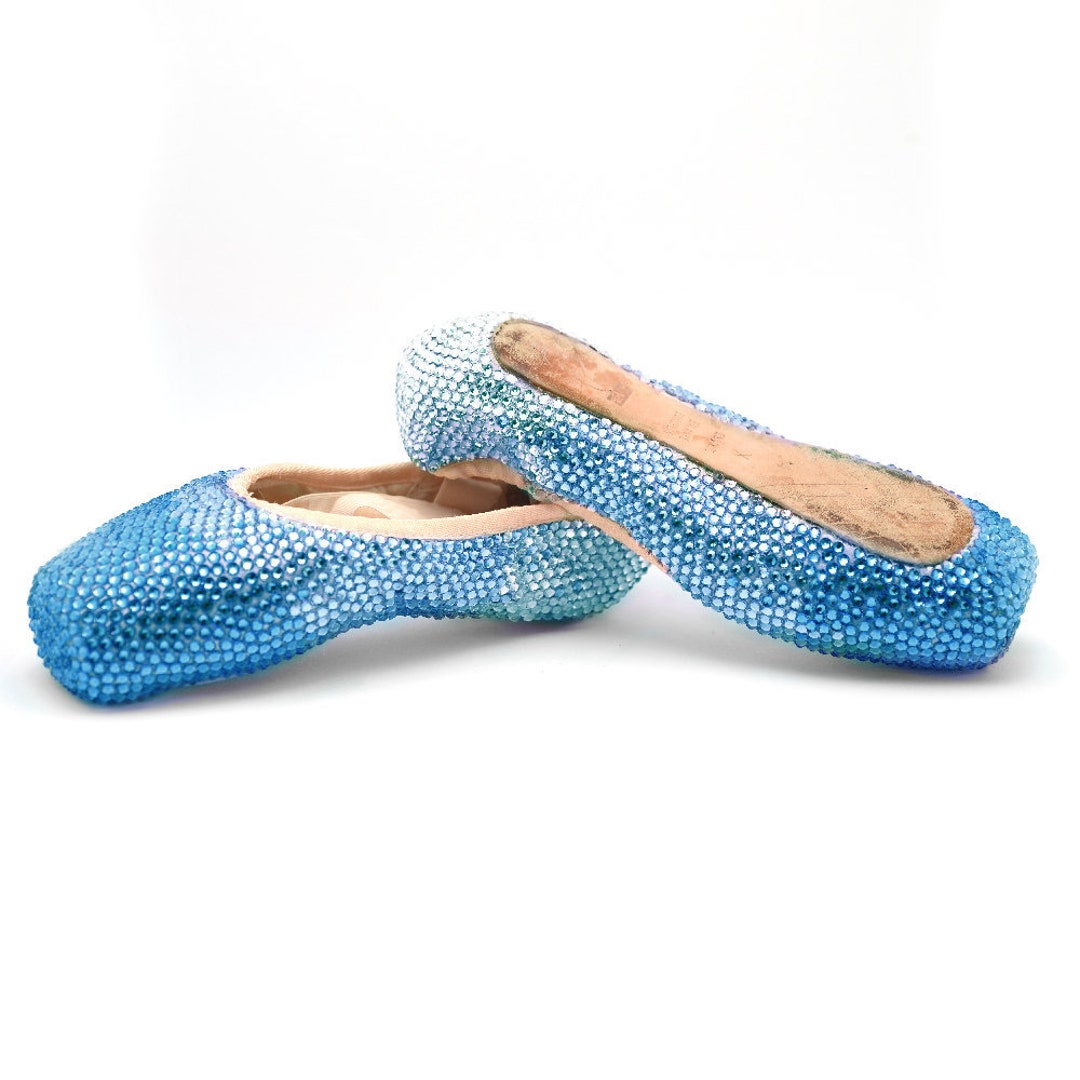 Decorated Pointe Shoes | Crystal Ballet Shoes | Gift for Dancer | 100% ...