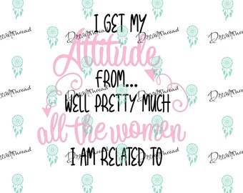 Attitude svg | Etsy