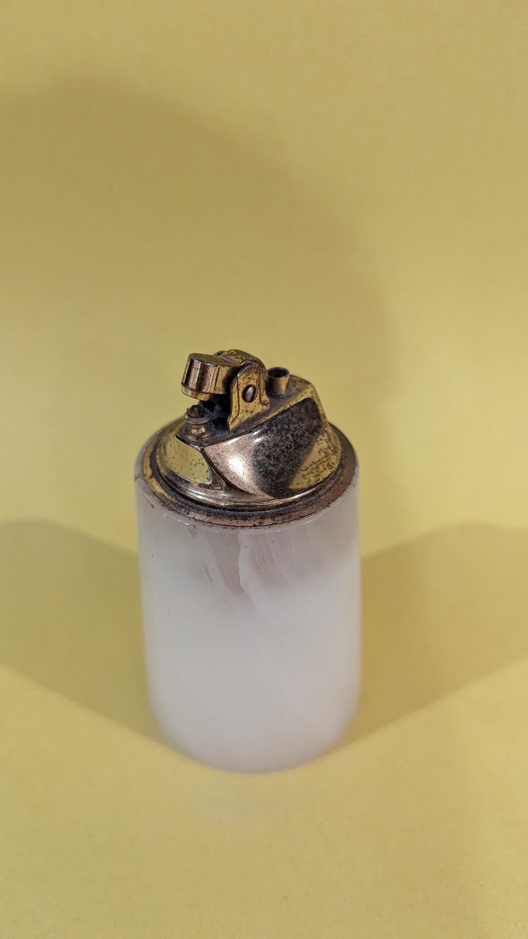 Vintage Onyx Marble Stone Cigarette Lighter - Etsy