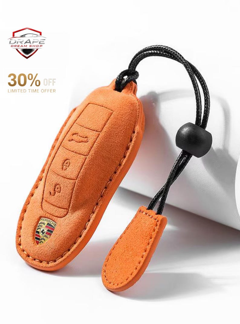 Porsche Alcantara Key Case – Custom Key Fob Covers for Macan EV ...