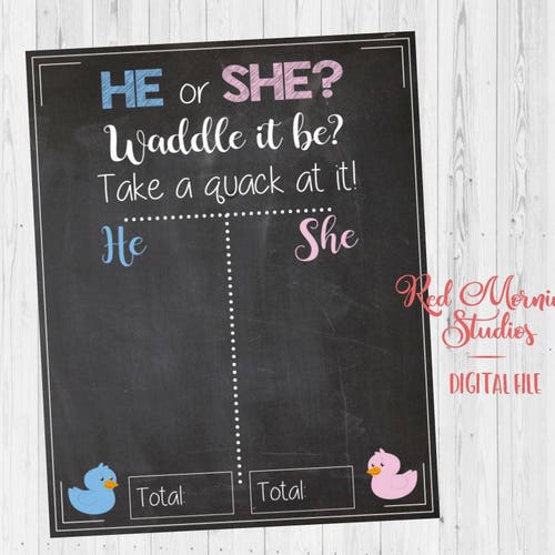 Waddle It Be Banner Gender Reveal Party Shower Decor Baby - Etsy Australia